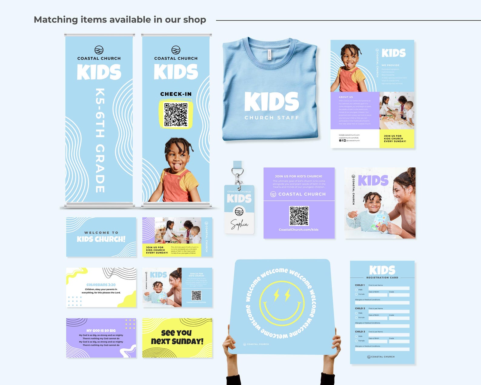 VBS Kids Ministry Registration Card Kids Flyer Ministry Sign Kids ...