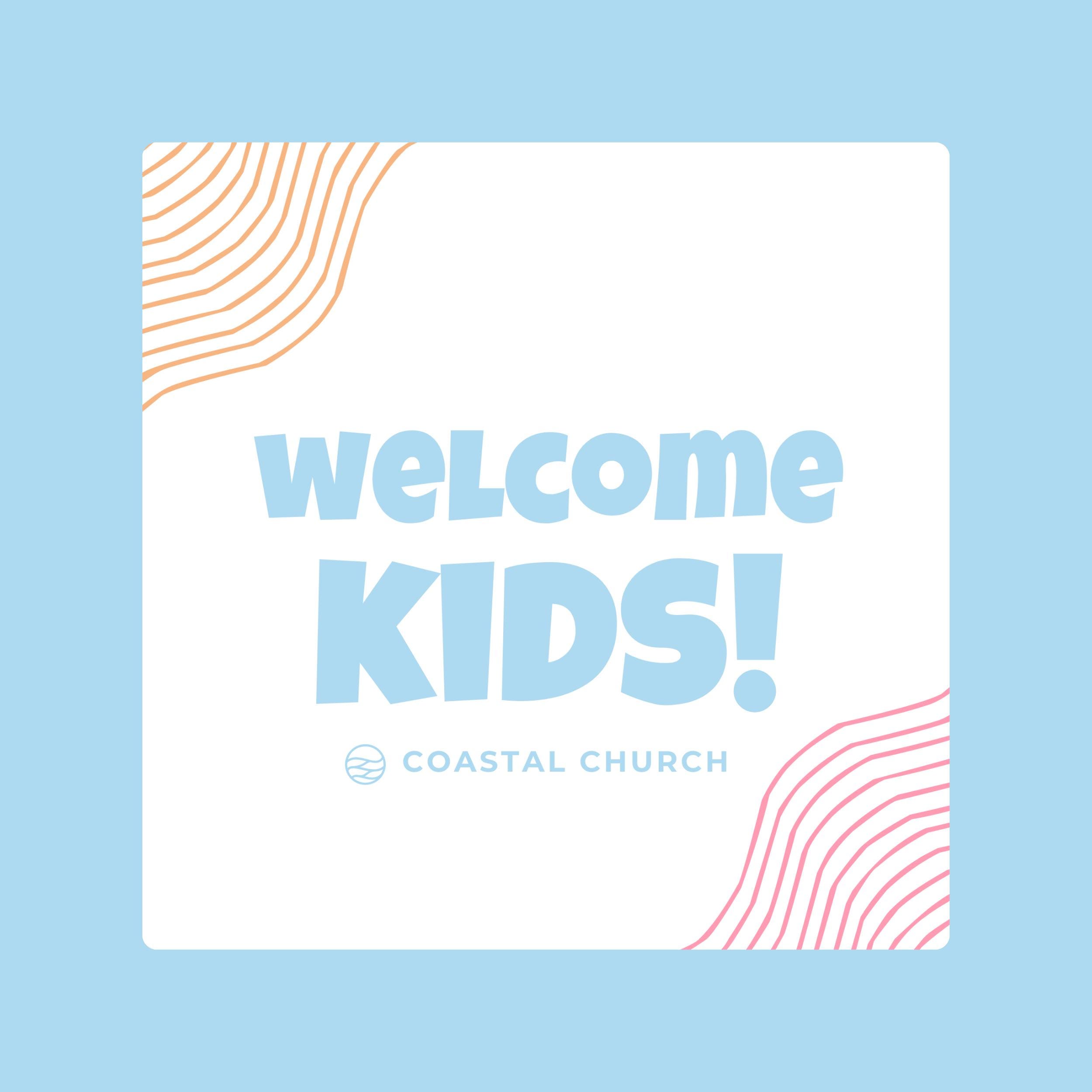 Handheld Children’s Church Welcome Sign Kids Ministry Sign Kids Welcome ...