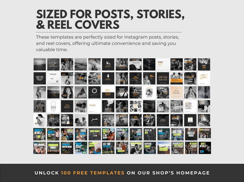 Church Social Media Posts Church Instagram Templates Church Social ...