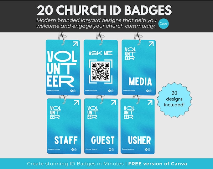 Vacation Bible School Badge Template, VBS Badge, VBS Volunteer Badge ...