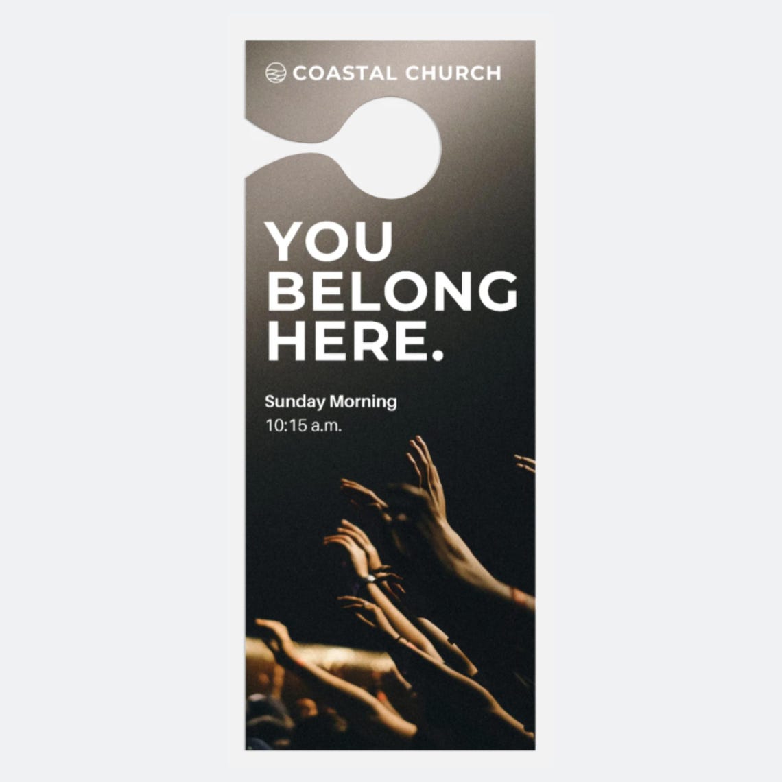 Church Outreach Flyer Template, Church Door Hanger Flyer, Canva Church ...
