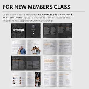 16 Page Next Steps Booklet and Presentation for Canva, Church Next ...