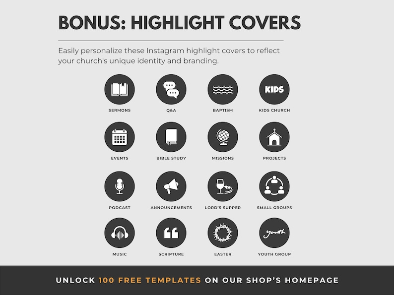 Church Social Media Posts Church Instagram Templates Church Social ...