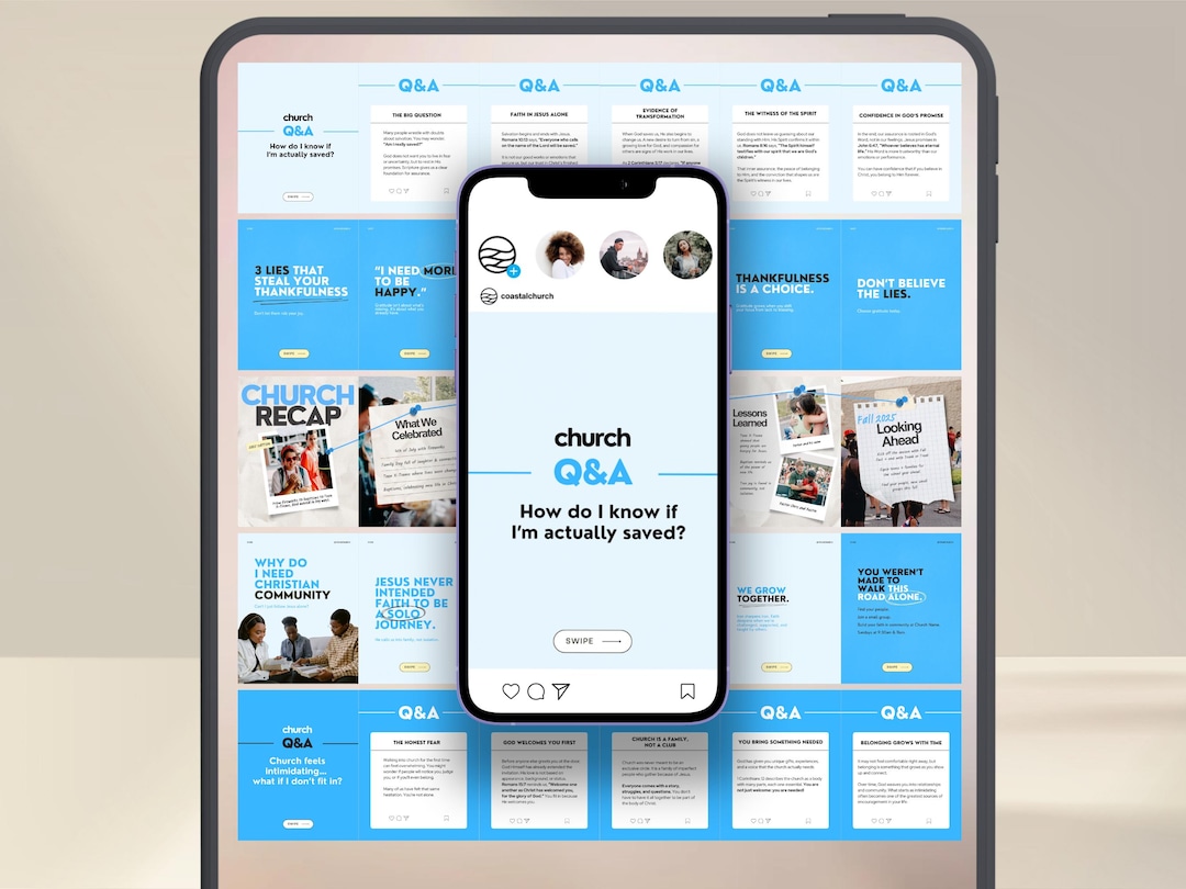 Church Social Media Posts, Church Instagram Templates, Church Social ...
