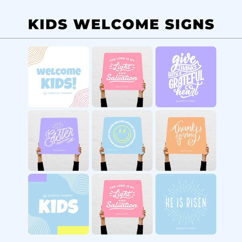Church Kids Signage - Etsy