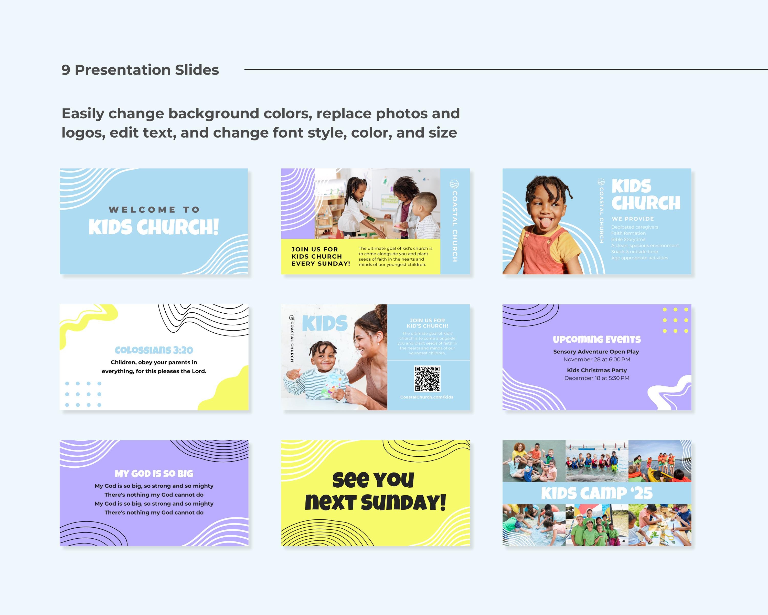 Kids Ministry Flyer VBS Flyer Kids Ministry Sign Kids Ministry Postcard ...