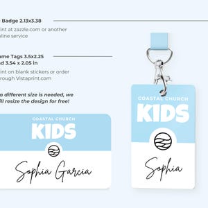 VBS Kids Ministry ID Badge Kids Name Tag Kids Ministry Stickers Kids ...