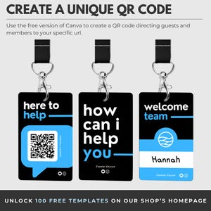 20 Modern Church Badge Templates, Lanyard Badge Template for Churches ...