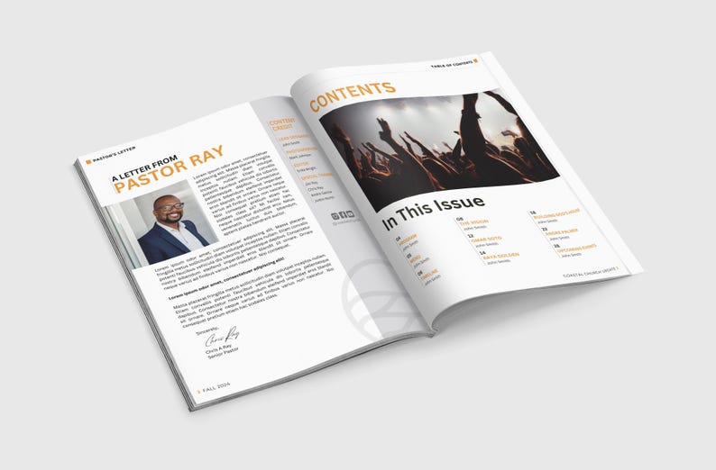 28 Page Church Souvenir Booklet for Canva Church Souvenir Book Ad ...