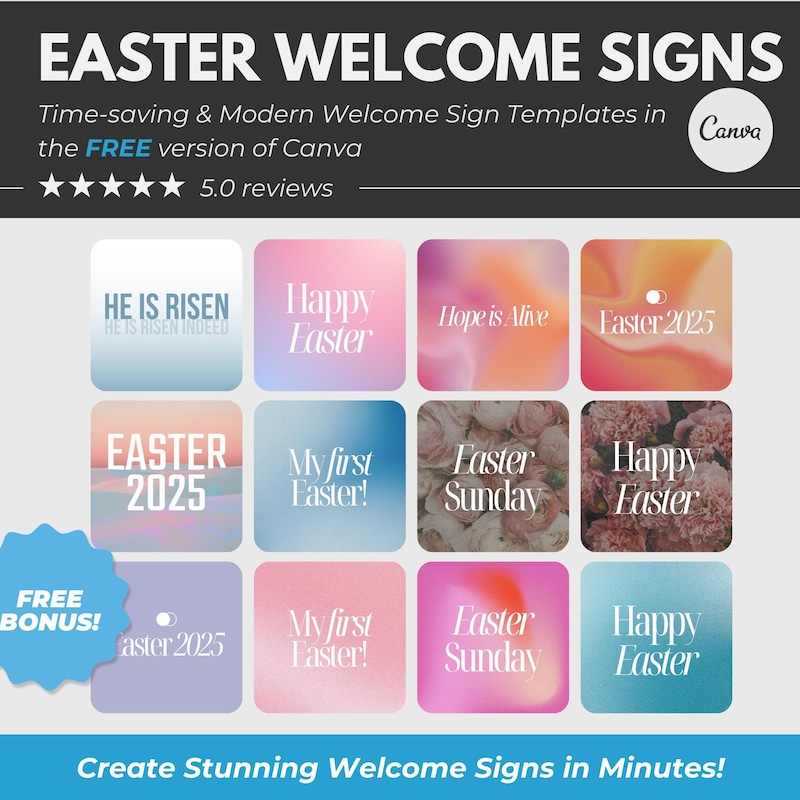 Easter Signs - Etsy