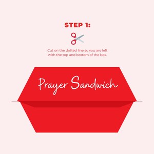 VBS Kids Prayer Sandwich Activity DIY Prayer Craft Printable Bible ...