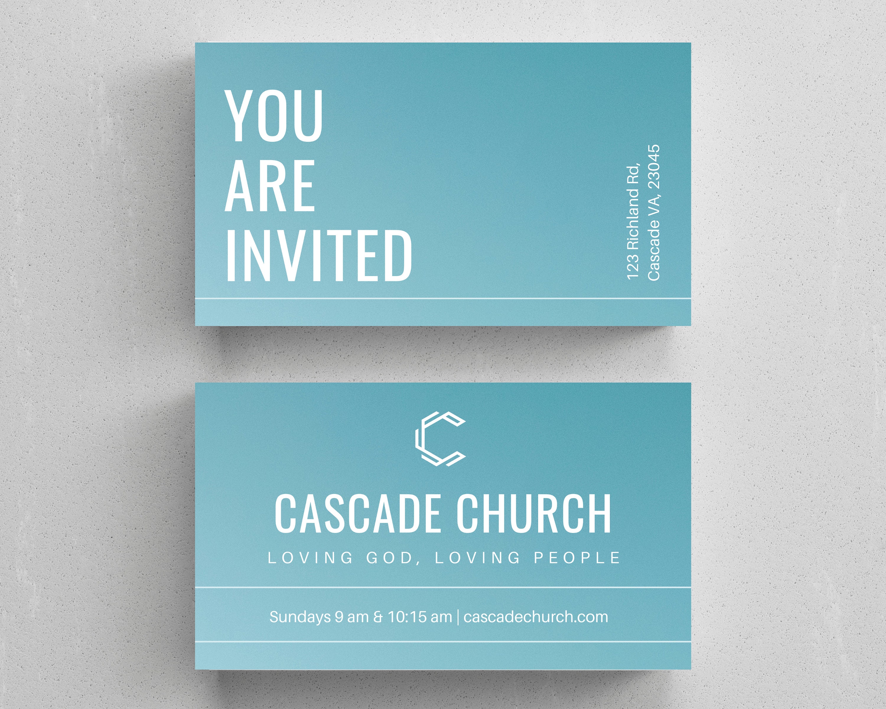 Church Invitation Card Church Templates Church Canva Template Church ...