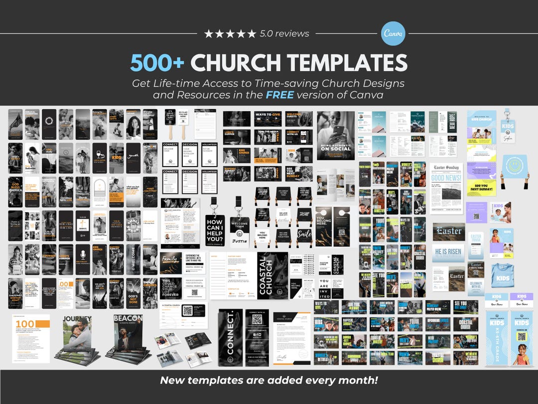 Church Branding Kit Church Template Bundle Church Announcements Slides ...