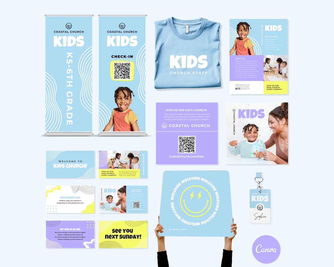 Kids Ministry Flyer VBS Flyer Kids Ministry Sign Kids Ministry Postcard ...