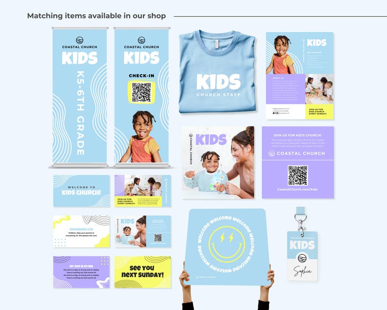 VBS Kids Ministry ID Badge Kids Name Tag Kids Ministry Stickers Kids ...