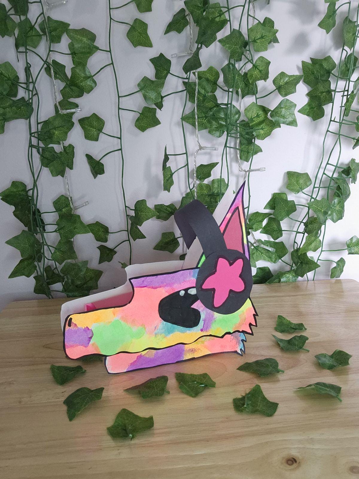 Multi-colored Dragon Puppet - Etsy