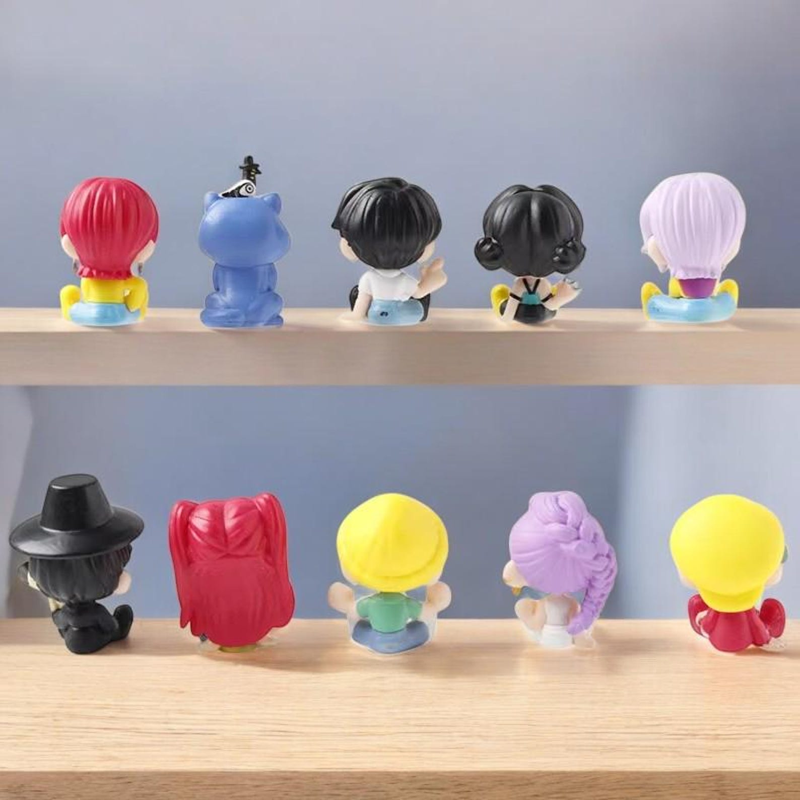 Kpop Demon Hunters Action Figure Toys Seated, PVC Model Derpys Tiger ...