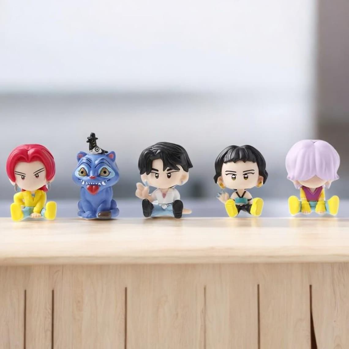 Kpop Demon Hunters Action Figure Toys Seated, PVC Model Derpys Tiger ...