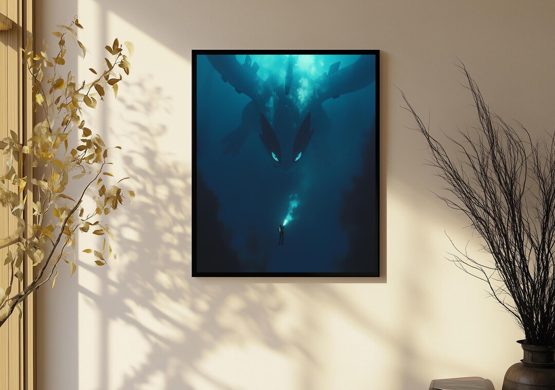Lugia Pokemon, Anime Poster, High Quality, Printable Wall Art, Bedroom ...