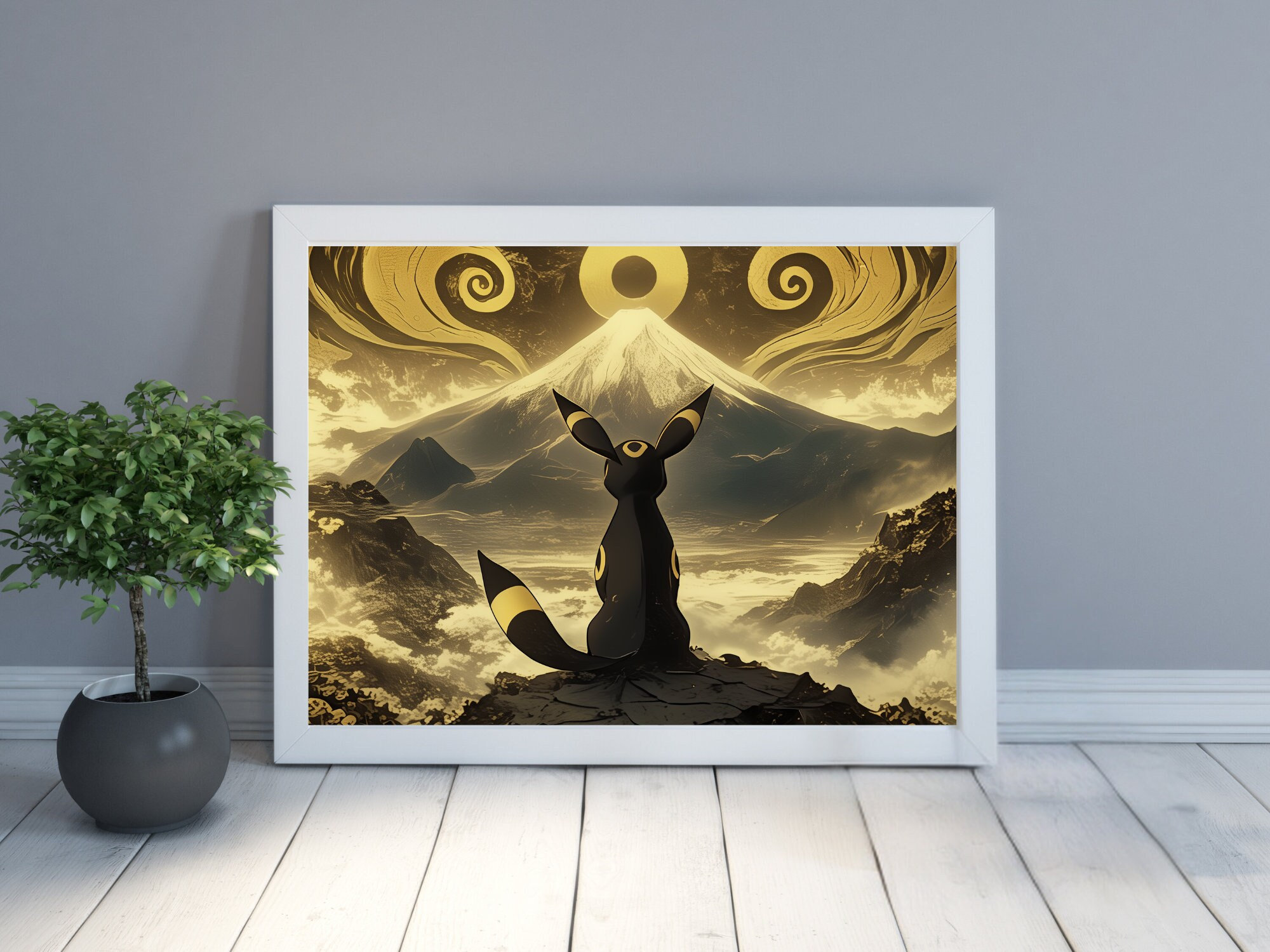 Umbreon Pokemon, Anime Poster, High Quality, Printable Wall Art ...