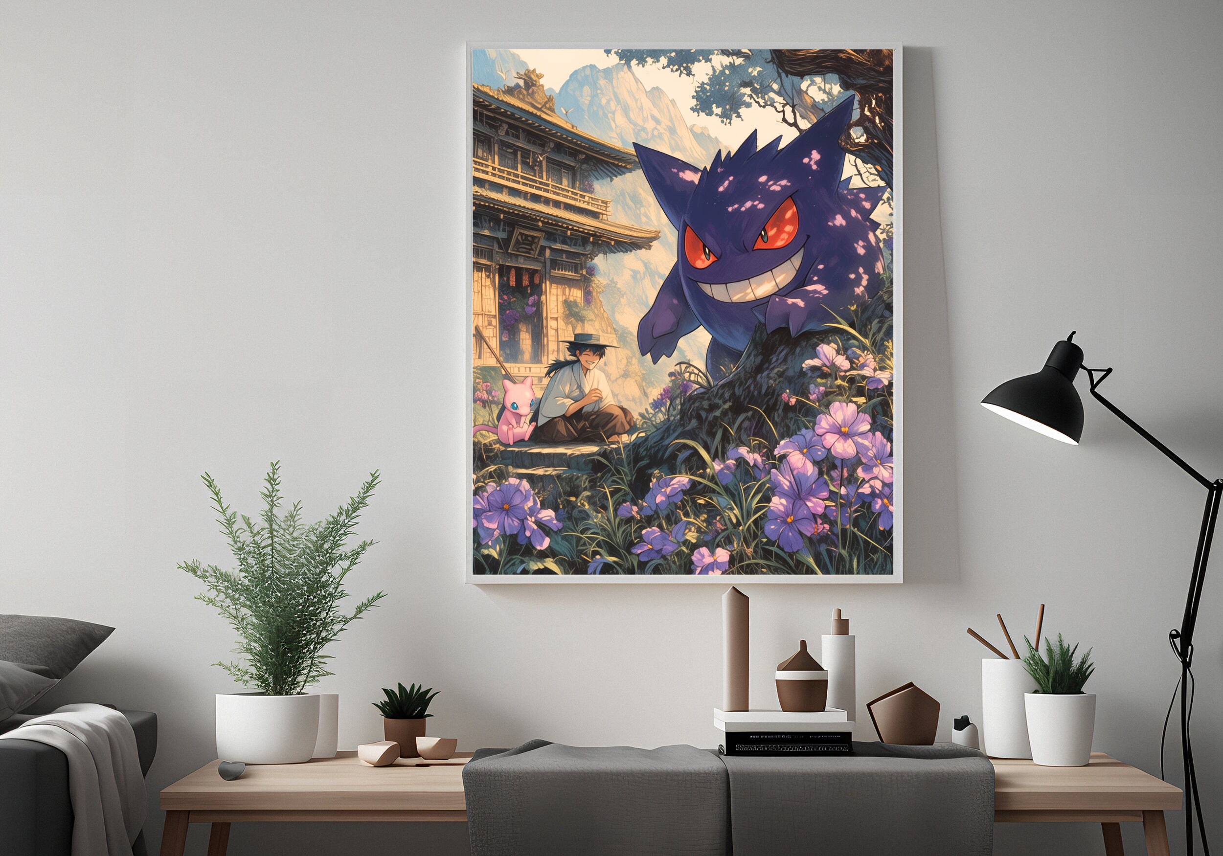 Gengar, Lugia Pokemon, Bundle, Anime Poster, High Quality, Printable ...