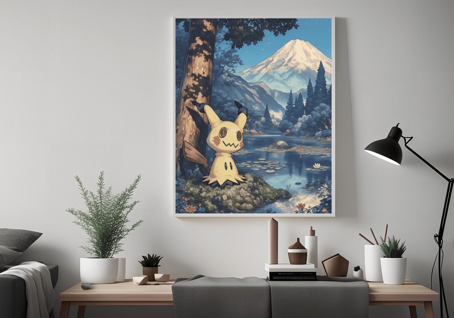 Mimikyu Pokemon, Anime Poster, High Quality, Printable Wall Art ...