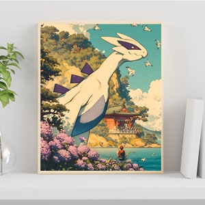 Gengar, Lugia Pokemon, Bundle, Anime Poster, High Quality, Printable ...