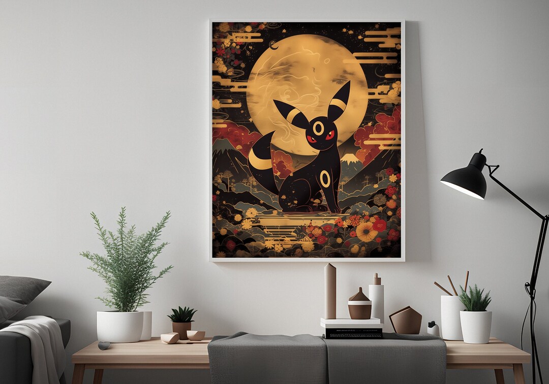 Umbreon Pokemon, Anime Poster, High Quality, Printable Wall Art ...