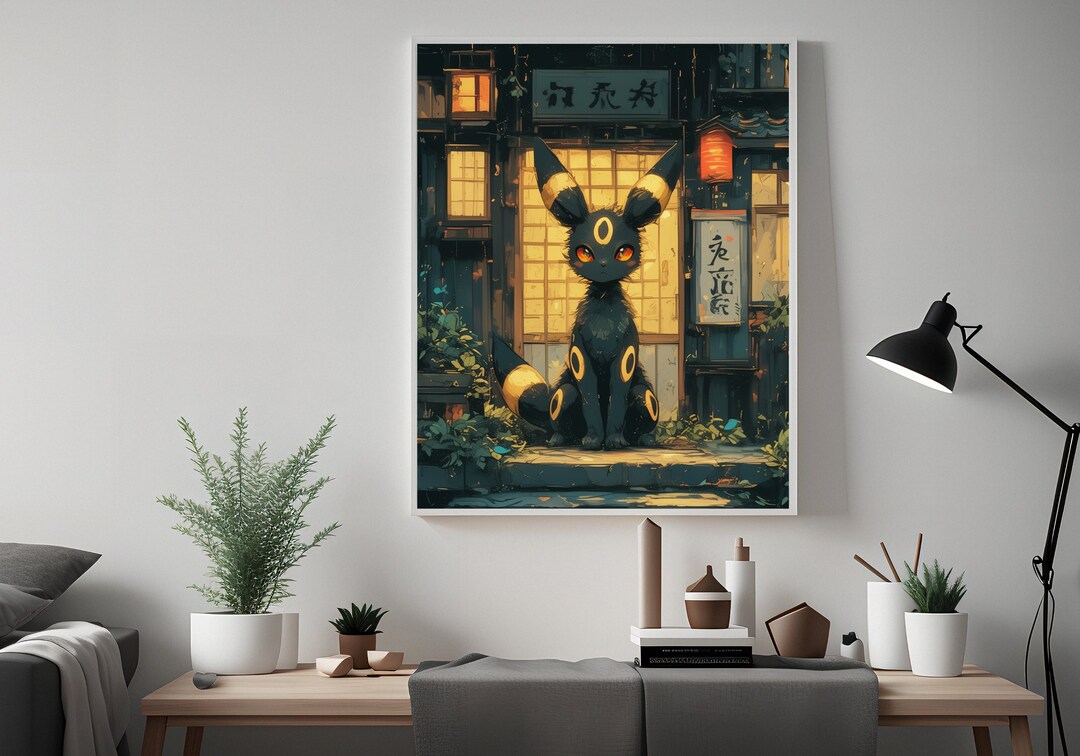Umbreon Pokemon, Anime Poster, High Quality, Printable Wall Art ...
