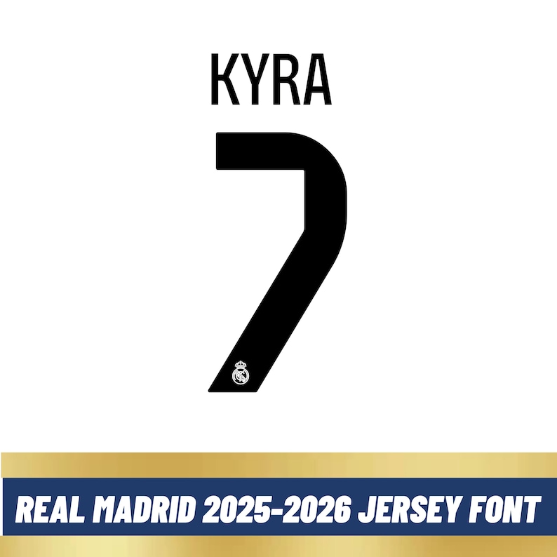 Real Madrid 2025-2026 Font International Competitions– Digital Download ...