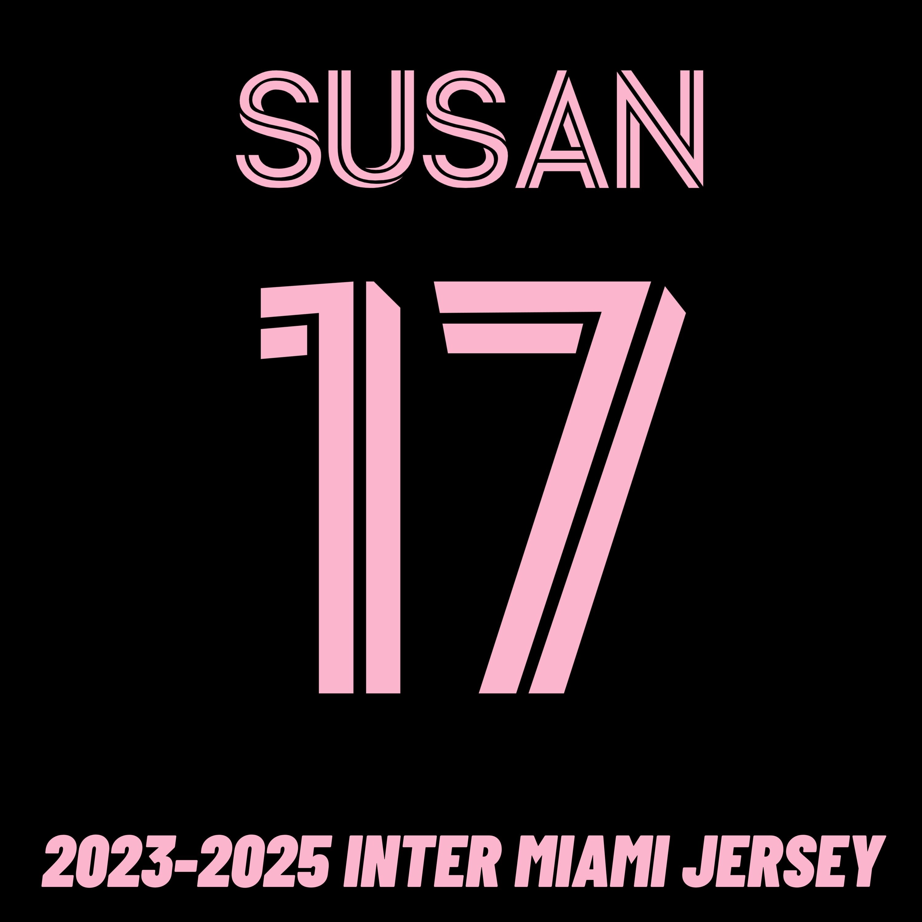 Inter Miami 2023-2025 Font – Digital Download for Shirts, Names ...