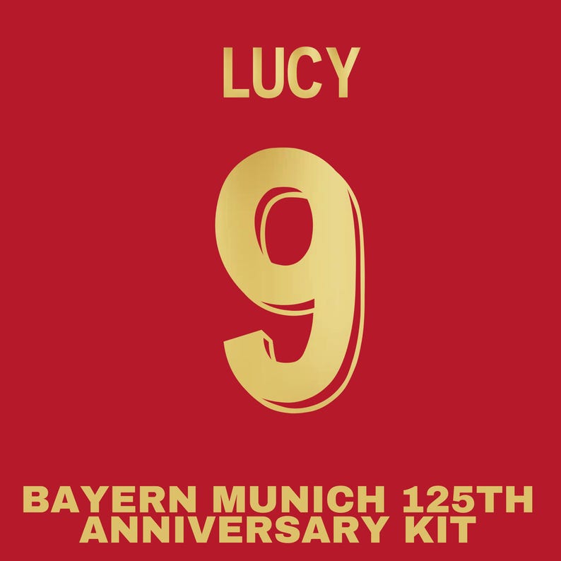 Bayern Munich 125th Anniversary Kit – Digital Download for Shirts ...