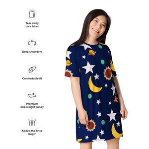 Ms. Frizzle Solar System Women's T-shirt Dress, Book Character Day ...