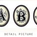 Alphabet on Porcelain Ovals Digital Collage Print Sheet No131 - Etsy