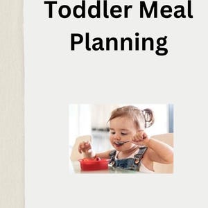 Toddler Meal Planning Toolkit - Etsy