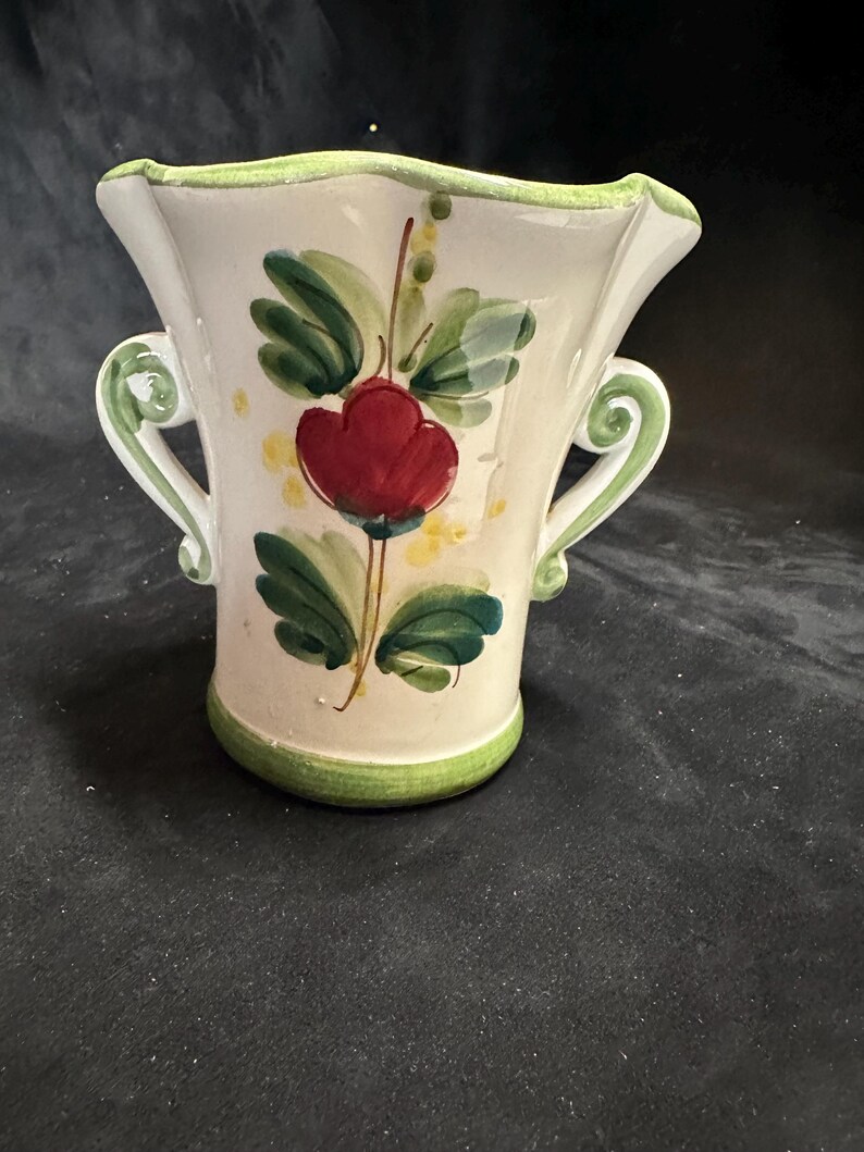 Hand-painted in Italy for FTD Vase - Etsy