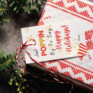 Poppin by to Wish You a Merry Christmas, Happy New Year Holiday Gift ...