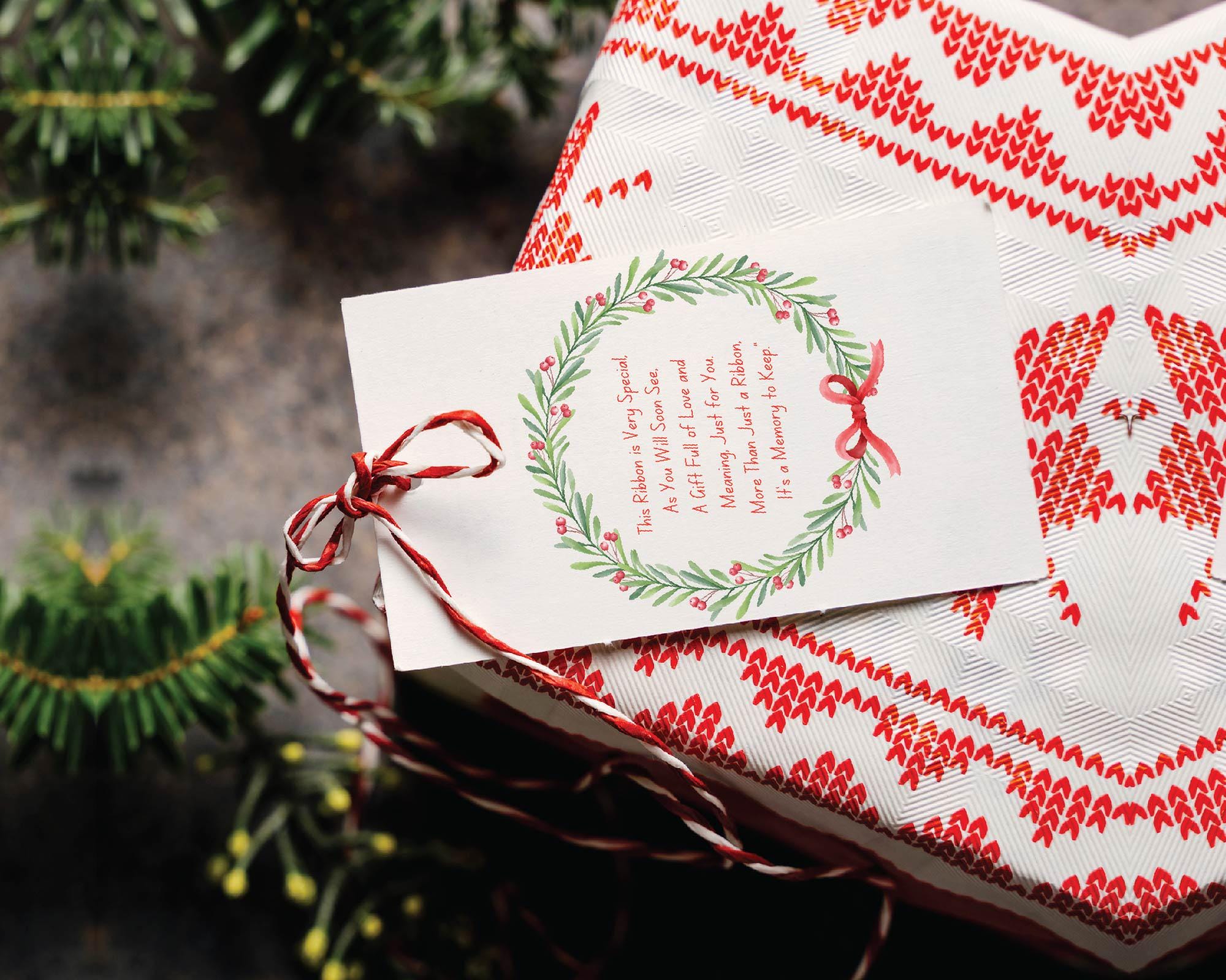 Printable Ribbon Tag, Same Sizes Me, Christmas Ornament, Keepsake ...
