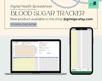 Editable Blood Sugar Tracker Spreadsheet | Diabetes Insulin Chart ...