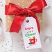 Enjoy A Cup of Cheer Gift Tag, Christmas Cookie Hot Cocoa Gift Tag ...