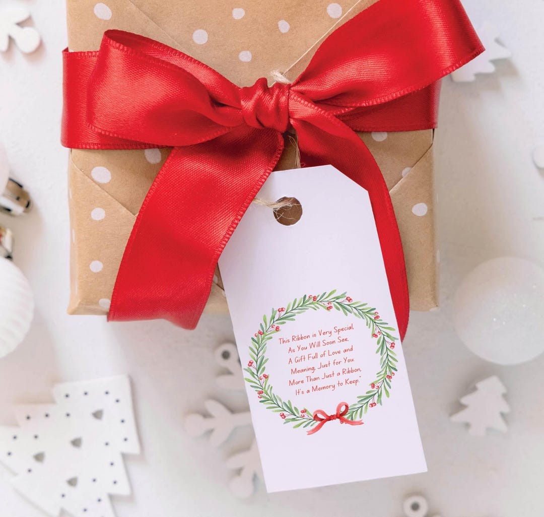 Printable Ribbon Tag, Same Sizes Me, Christmas Ornament, Keepsake ...