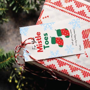 Printable for Your Mistle-toes Christmas Gift Tag, Staff Teacher Co ...