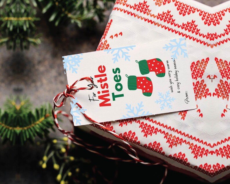 Printable for Your Mistle-toes Christmas Gift Tag, Staff Teacher Co ...