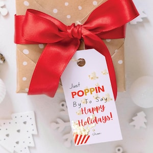 Poppin by to Wish You a Merry Christmas, Happy New Year Holiday Gift ...