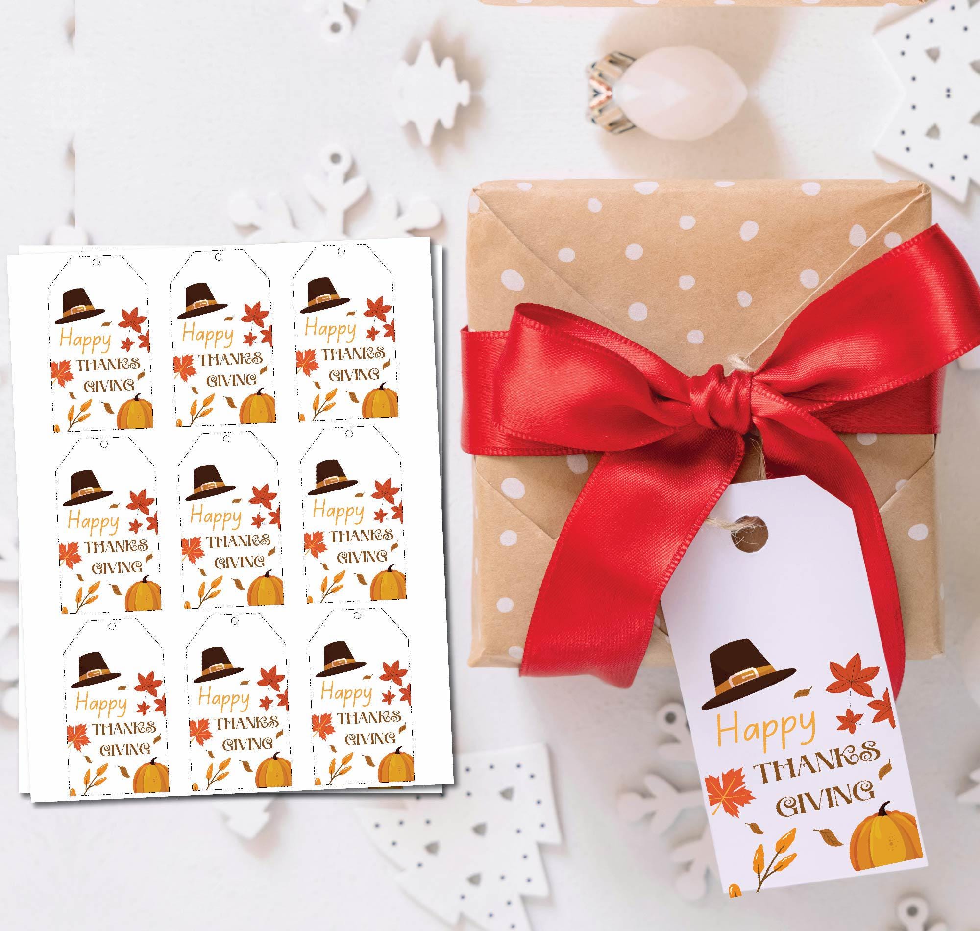 Printable Thanksgiving Gift Tag, Teacher School Classroom Appreciation ...