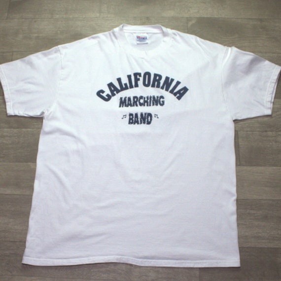 Vintage California Marching Band Cal Band T-Shirt Gre… - Gem