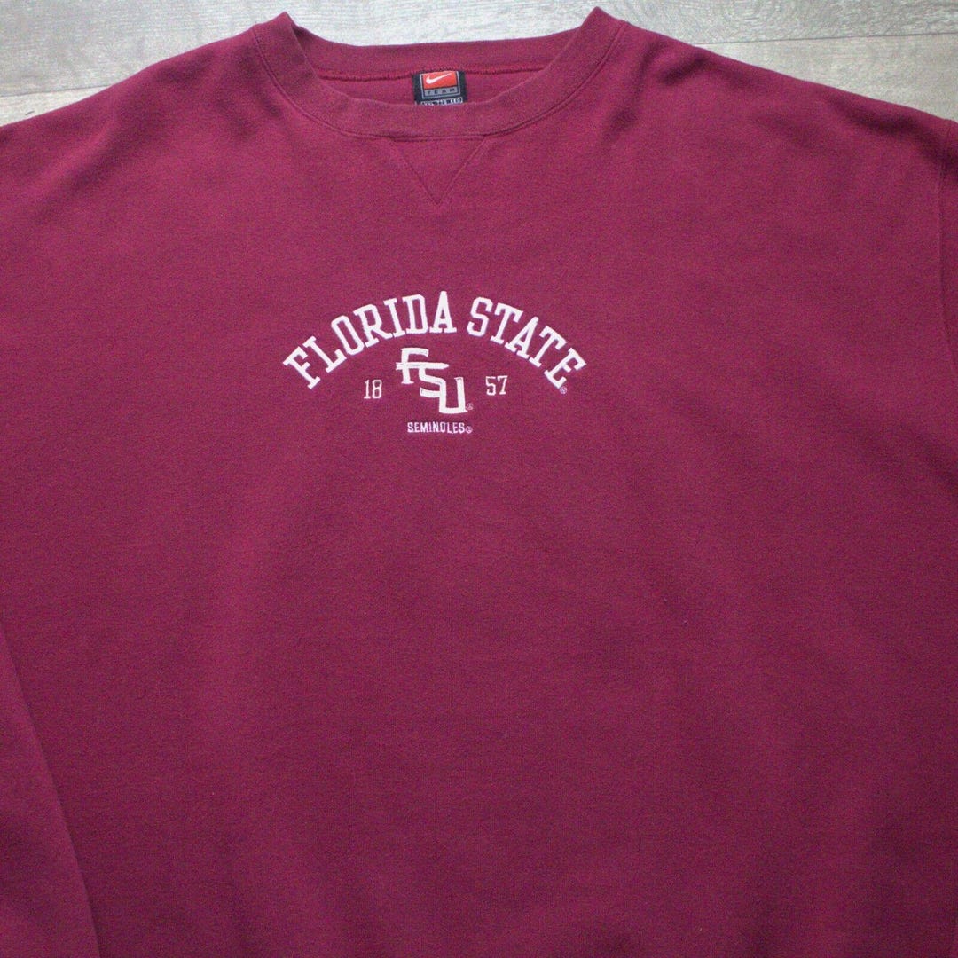 Florida State Vintage Nike Team Sweater Mens 2XL Pullover Shirt ...