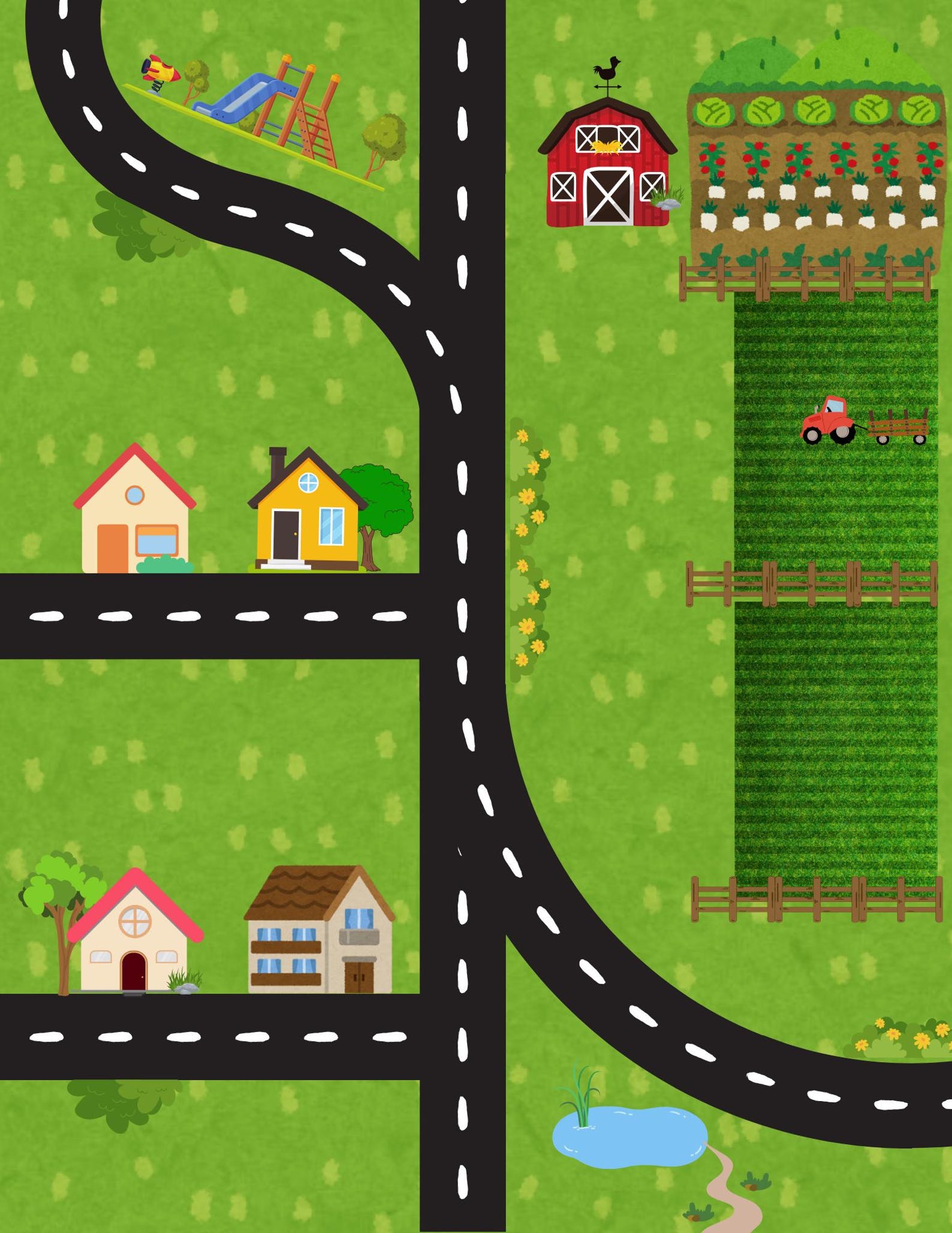 Printable Play Mats (set of Six) - Etsy