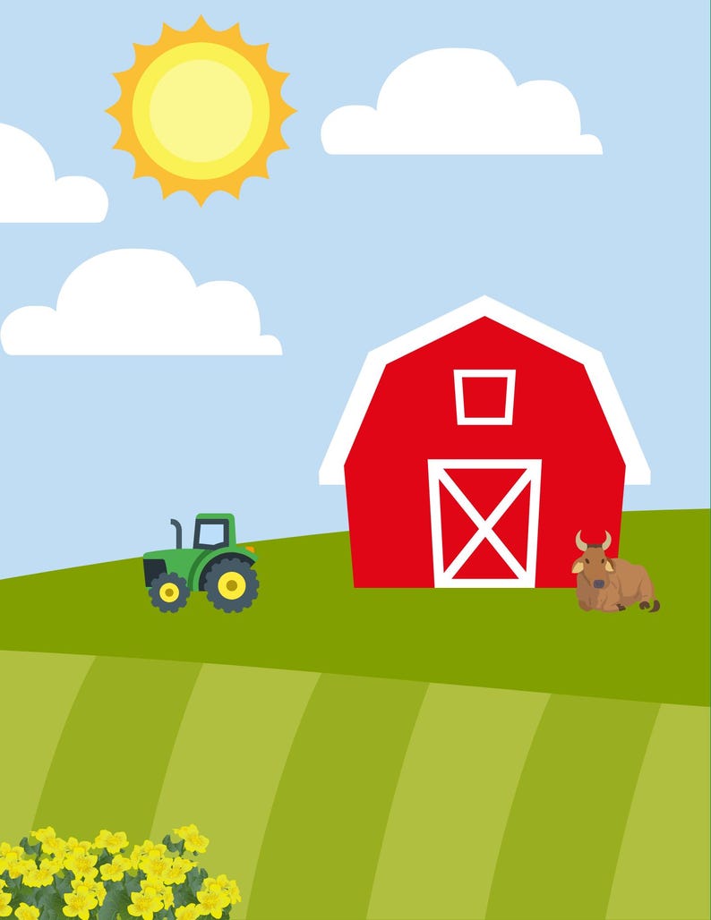 Printable Play Mats (set of Six) - Etsy