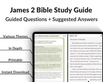 Printable James Bible Study - Etsy